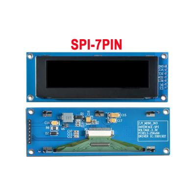 China SSD1322 módulo gráfico de la exhibición del regulador 256x64 Oled con la luz de Opetional en venta