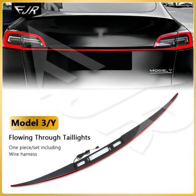 Cina Per Tesla Model Y 3 attraverso il retroilluminazione Dynamic Rear Tail Light Strip Upgrade And Modification Decoration M3 Y in vendita
