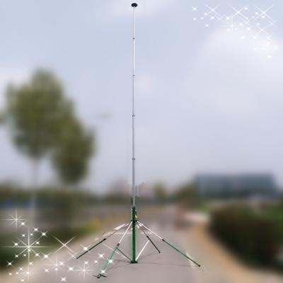 Κίνα 10M 30ft τηλεσκοπικός ιστός αλουμινίου WiFi πύργων Guyed προς πώληση