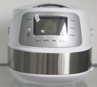 Cina vaso di funzione di 22 pc con il fornello di riso elettrico digitale del computer del fornello di riso di 2 maniglie in vendita