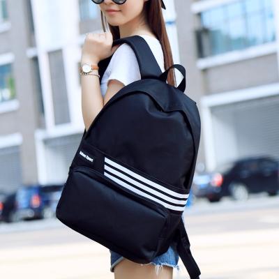 China College Wind Canvas Backpack Female Bag Of The Girl Of Primary High School Student Backpack Computer Bag for sale