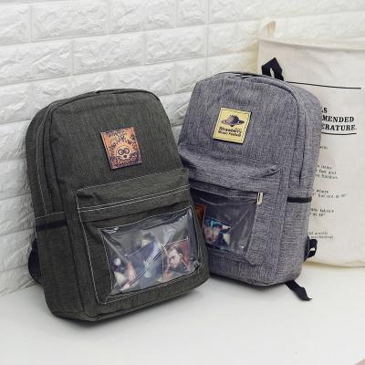 China A variety of color Canvas Backpack Students Backpack for sale