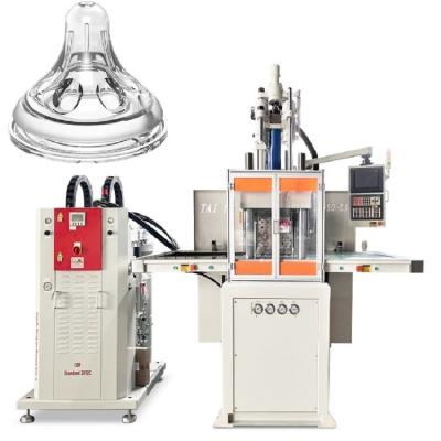 China Goed functionerend kindermutsje Liquid Silicone Vertical Injection Molding Machine Te koop