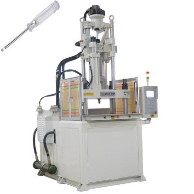 China High Performance 120 Ton Vertical Plastic Injection Molding Machine For Screw Handle for sale