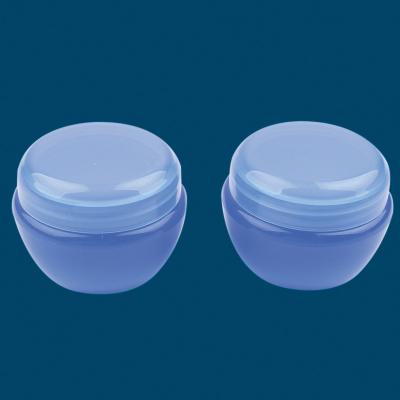 Cina Contenitori di trucco di forma del fungo i mini, bottiglie cosmetiche blu sveglie lisciano la superficie in vendita