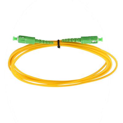 Cina Saltatore a fibra ottica 2,0 dello Sc APC un PVC LSZH di 3,0 G652D con i connettori dell'APC in vendita