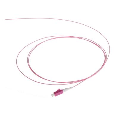 China Modo multi 850nm a una cara de OM4 Violet Fiber Pigtail Connector LC UPC en venta