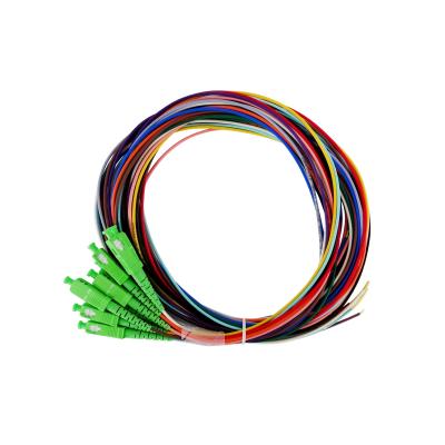 Cina modo a fibra ottica dello Sc APC della treccia del pacco di colore della treccia 12 di 2.0mm singolo in vendita