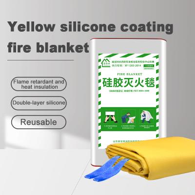 China Ht800 Home Fire Proof Safety Emergency Fire Registant Fiberglass Fire Blanket for Kitchen for sale