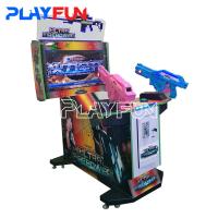 Quality 32 inch Ultra Fire Power 3 in 1 Gun Shooting The Zombies Alien Arcade Simulator Video Game Machine for sale