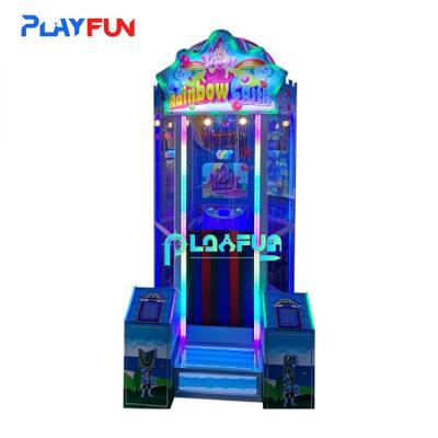 China crianças personalizadas Rainbow família divertida sala bola cair chuva pai criança redenção máquina de jogos de arcade à venda