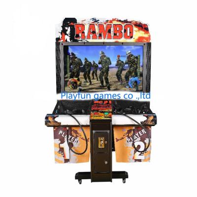 Cina Hot Selling Coin Operated Indoor Arcade Game Machine Shooting Rambo Shooting Video Game Machine per il parco di divertimenti in vendita