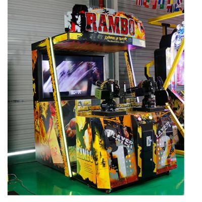 Cina Hot Selling Coin Operated Indoor Arcade Game Machine Shooting Rambo Shooting Video Game Machine per il parco di divertimenti in vendita