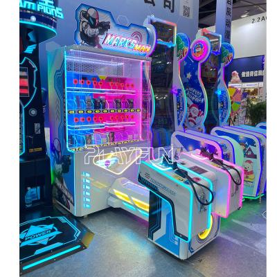 China Arcade  Game Room  Machine Family Entertainment Center Fast Gun Shooting Marks Man Blind Box   Gift Prize Game Machine for sale