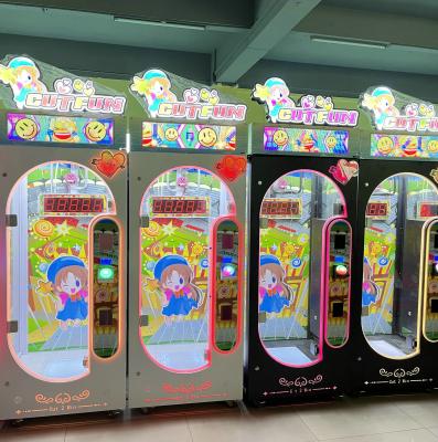 China 10 Sekunden Herausforderung Fähigkeit Geschenk Maschine Cut Yr Preis Arcade-Maschine zu verkaufen