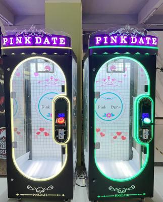 중국 플레이펀 동전 운영 핑크 데이트 머신 2 크트 우승 상금 게임 머신 큰 꽉 채워진 장난감 가시 게임 머신 판매용
