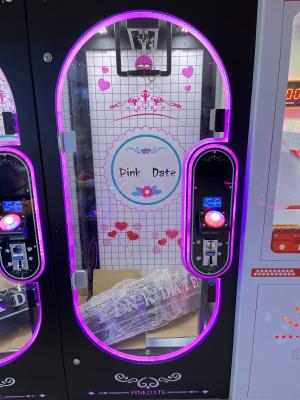 중국 플레이펀 동전 운영 핑크 데이트 머신 2 크트 우승 상금 게임 머신 큰 꽉 채워진 장난감 가시 게임 머신 판매용