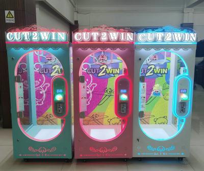 중국 플레이펀 동전 운영 핑크 데이트 머신 2 크트 우승 상금 게임 머신 큰 꽉 채워진 장난감 가시 게임 머신 판매용