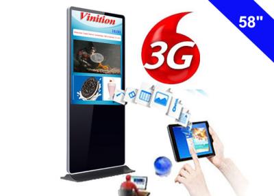 Cina Esposizione LCD commerciale di Android del chiosco del contrassegno di Digital della rete di multimedia 3G in vendita