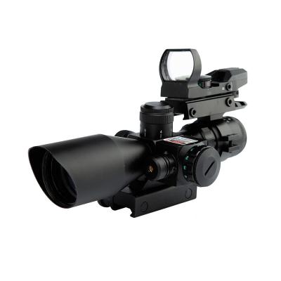 Китай 2.5-10x40 с красным лазером и красной видимостью точки осветило тактический охотясь объем продается