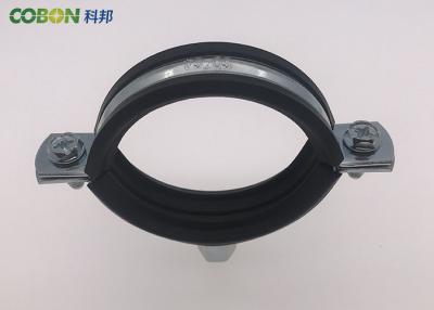 中国 鋳鉄の管のM8 M10 Combiのナットが付いている円形のパイプ・クランプのGIのパイプ・クランプおよびゴムおよびボルト 販売のため