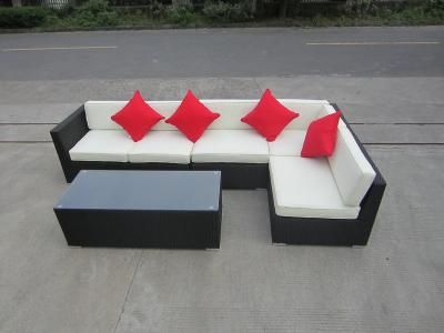 Chine ensemble en osier du sofa 5pcs à vendre