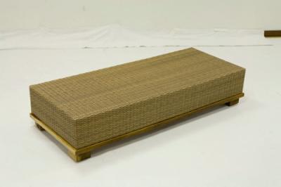 4pcs 많은 고리 버들 세공 수영장 furntiure