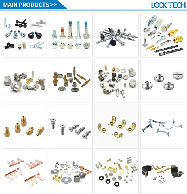 Main products showcase - various screw types