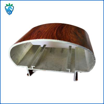 中国 Cabinet Door Frame Aluminum Handrail5 Profile T8 For Glass Kitchen Door 販売のため