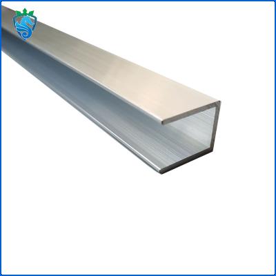 中国 2mm Aluminum Armrest Profile Fixed Card Slot Equilateral U Shaped 販売のため