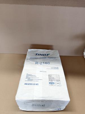 China TINOX Titaniumdioxide Uitstekende glans en witheid Pigment R-2160 Te koop