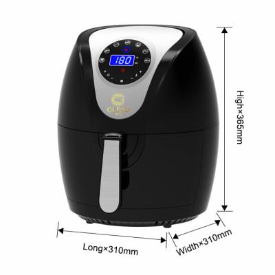 중국 1000w 2.3L Kitchen Cooking Equipment SS Air Fryer 판매용