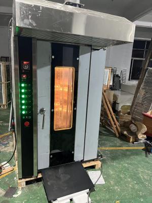 Chine 16 Tray Gas Commercial Bakery Oven Rotary Oven Easy Operation with 380V/50Hz Voltage à vendre