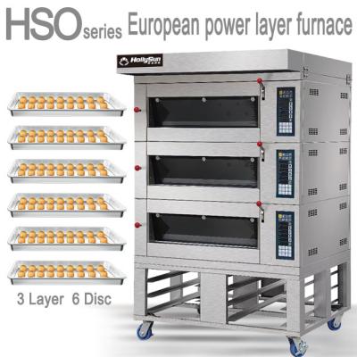 중국 Electric Commercial Baking Oven 6 Tray Capacity 20.7kw Power Pizza Baker 판매용