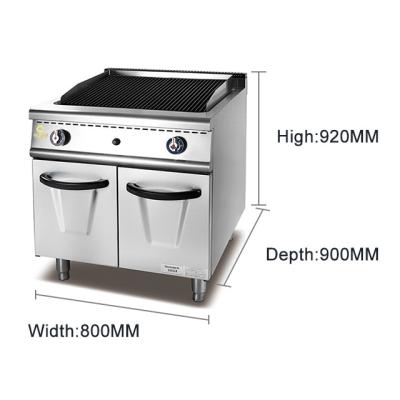 Chine Grille à gaz commerciale en acier inoxydable GL RH avec fonctionnement pratique du GPL/GNL à vendre