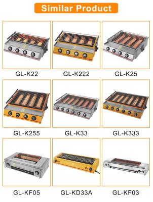 Chine Grille à gaz commerciale en acier inoxydable GL RH avec fonctionnement pratique du GPL/GNL à vendre