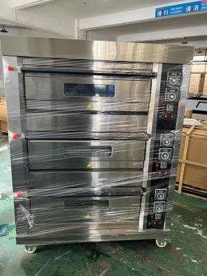Κίνα Gas Deck Oven 6 Trays Capacity For Baking Bread And Mookcake Cooking Equipment προς πώληση