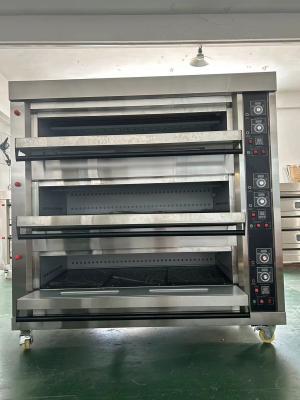 중국 Low Energy Consumption Gas Deck Oven For Bakery Breads 220V50HZ Voltage 0.3KW Power 판매용