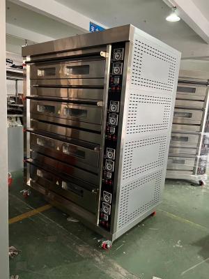 중국 16 Tray Gas Deck Oven For Bakery Bread Egg Tart French Cooking Equipment 494kg 0.3KW 판매용