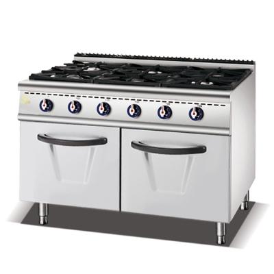 Chine Gas Valve LPG 43.8KW NG 50.3KW Commercial Cooking Range Machine à vendre