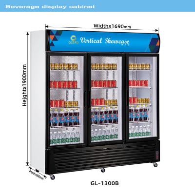 Κίνα Stainless Steel Beverage Display Cooler 210L Capacity Restaurant Cooling Equipment προς πώληση