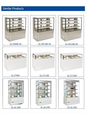 Κίνα Italian Marble Gelato Showcase with Ventilated Cooling System - 1650W Power προς πώληση