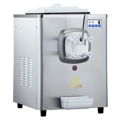 Κίνα 1.6L Freezing Tank Soft Ice Cream Machine with 5L Hopper 220-240V Voltage 100-150 Cups per Hour προς πώληση