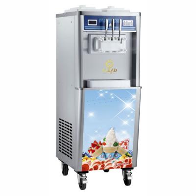 Κίνα 2.6kW Soft Ice Cream Machine with 2x5.8L/2x10L Hopper 2x1.8L2x2.1L Freezing Tank 220-240V Voltage προς πώληση