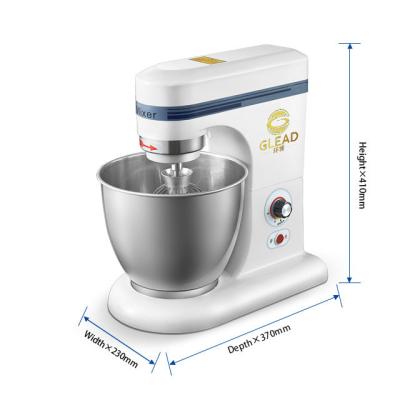 Κίνα Stable Commercial Cake Mixer With 0.35KW Power 7L Volume 0.5KG/H Capacity 14KG N.W προς πώληση