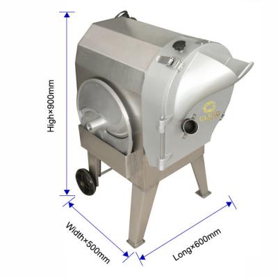 Κίνα Stainless Steel Professional Vegetable Cutter With 1.5kw Power For Commercial Grade Slicing Capacity προς πώληση