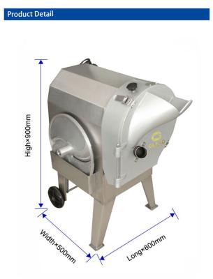 Κίνα Stainless Steel 1000KG/H Capacity Vegetable Cutter With Safe Sanitary Design προς πώληση