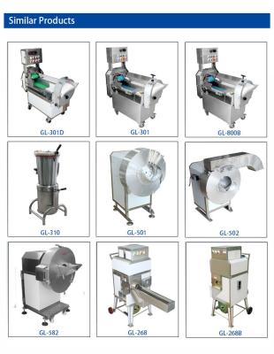 Κίνα Stainless Steel 1000KG/H Capacity Vegetable Cutter With Safe Sanitary Design προς πώληση