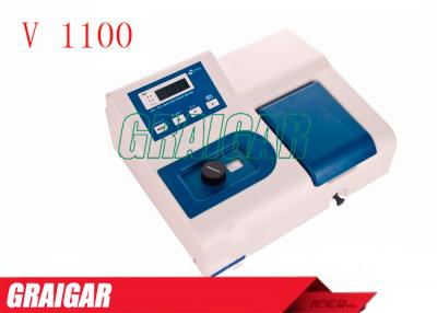 Κίνα V1100 ορατό Spectrophotometer ακτίνων υπολογιστών γραφείου ιατρικό ενιαίο 350 - 1020nm προς πώληση