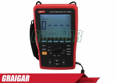 Cina Il micro ohm di UT620A misura l'attrezzatura con un contatore di prova elettrica a quattro vie di Uohm della resistenza bassa 10 in vendita